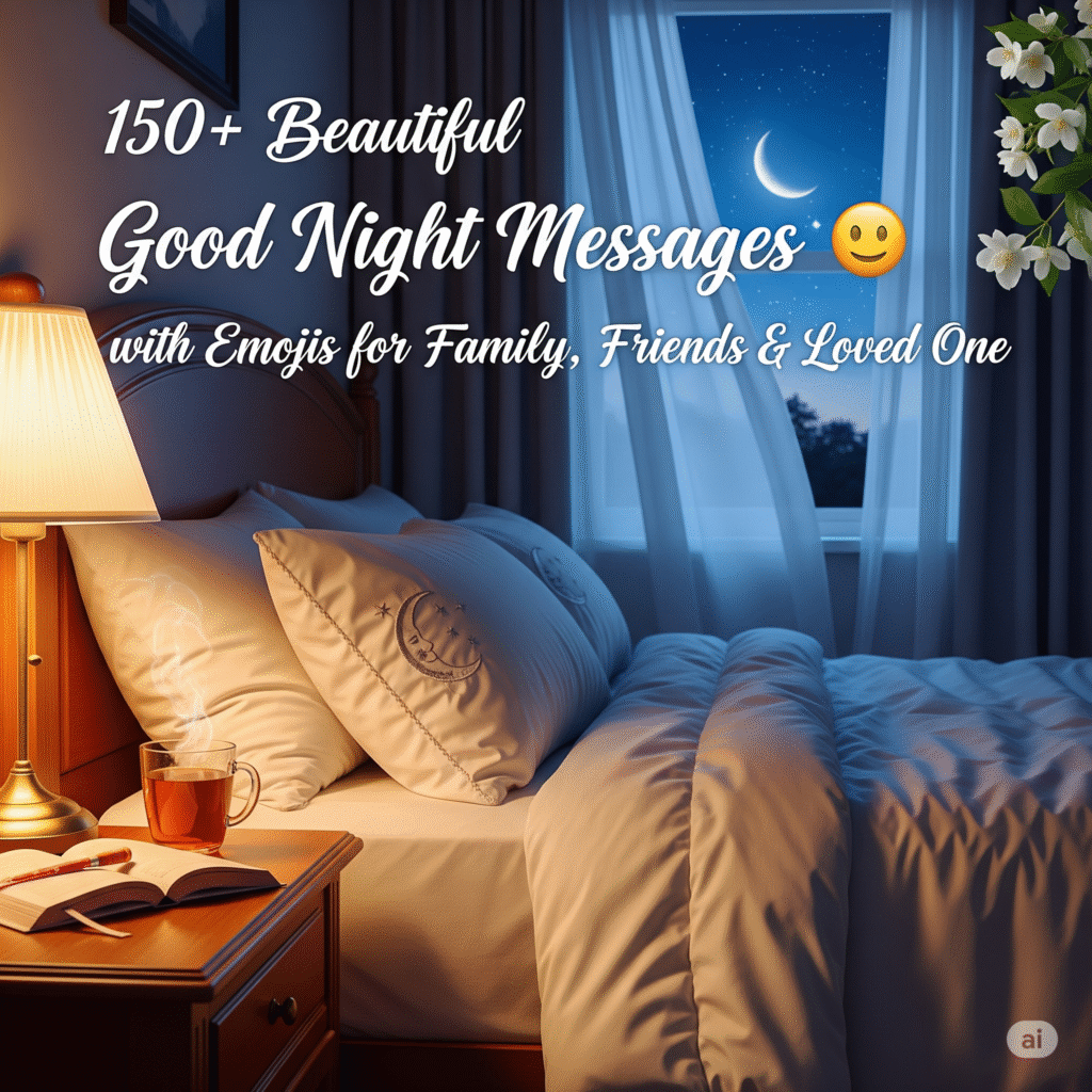 🌙 150+ Beautiful Good Night Messages 💫 with Emojis ......